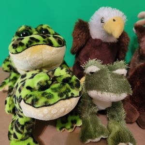 GANZ | Toys | Lot Of 8 Assorted Webkinz Lil Kinz Bullfrog Eagle Hippo ...